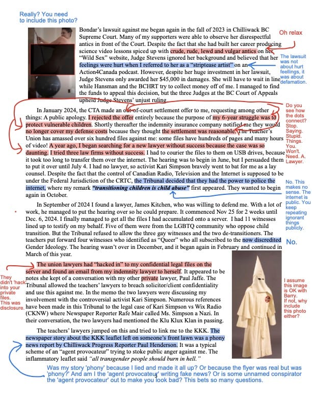 Fact-checking a Barry Neufeld newsletter: There's not enough space or ...